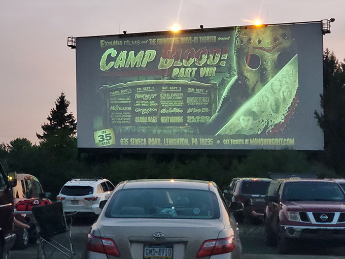 Horror fans, rejoice! The Mahoning's "Camp Blood" events turn movie nights into full-blown retro celebrations of all things frightfully fun.