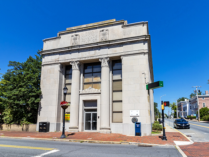 Milford's historic courthouse stands like a proud grandfather watching over generations of community gatherings