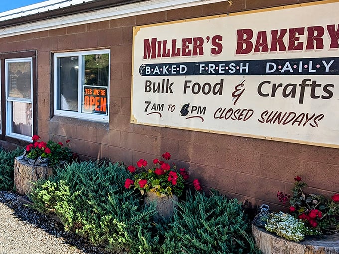 That hand-painted sign says it all &ndash; "Baked Fresh Daily" isn't just a promise at Miller's, it's a way of life.