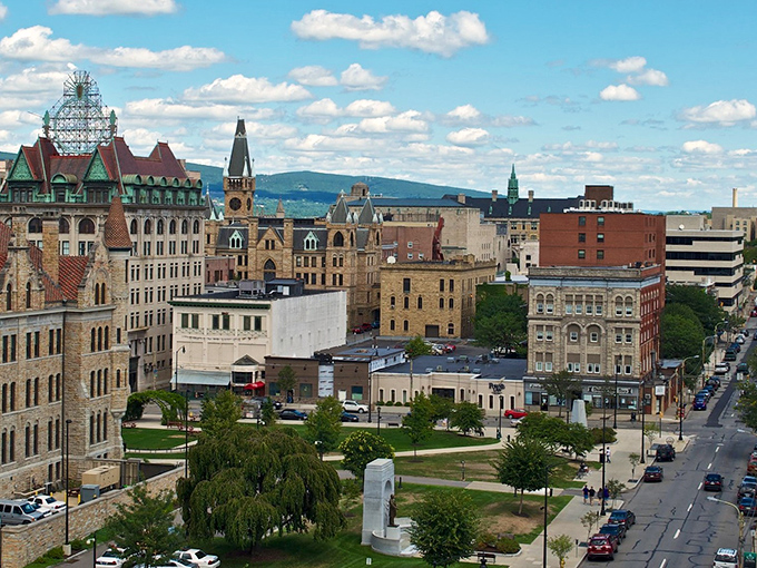 Scranton's skyline is like a history book with a view! These magnificent buildings tell tales of coal, steam, and American grit.