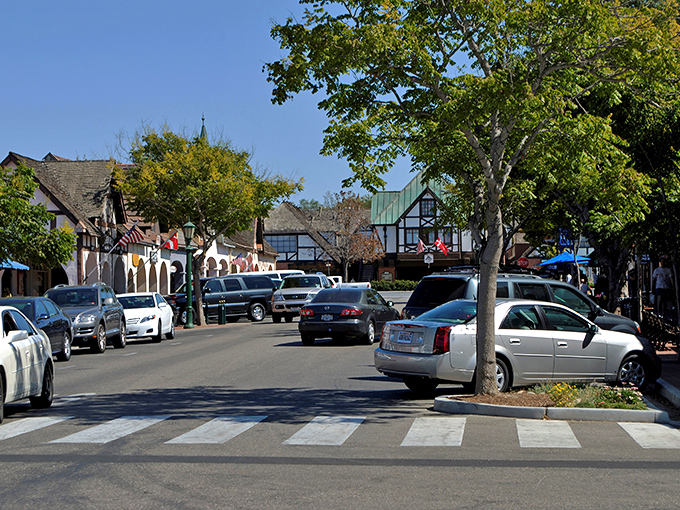 A slice of Denmark dropped into California wine country, complete with architecture that would make Hans Christian Andersen feel at home.
