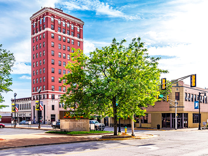 Terre Haute's historic downtown rises like a testament to small-city elegance and sensible retirement planning.