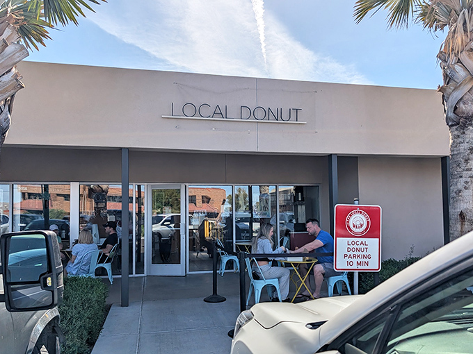 The Local Donut's minimalist storefront hides maximum flavor &ndash; like finding a Michelin star restaurant in your neighbor's garage.