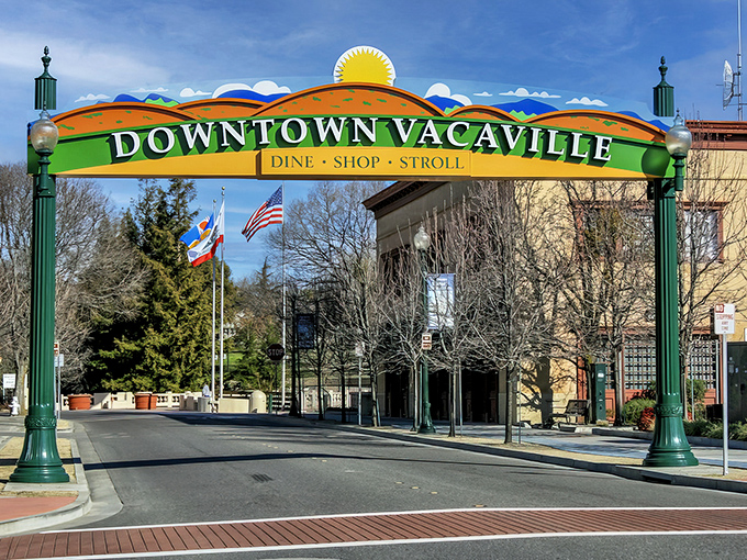 Vacaville's colorful downtown gateway promises small-town warmth with big-city amenities just steps away. 