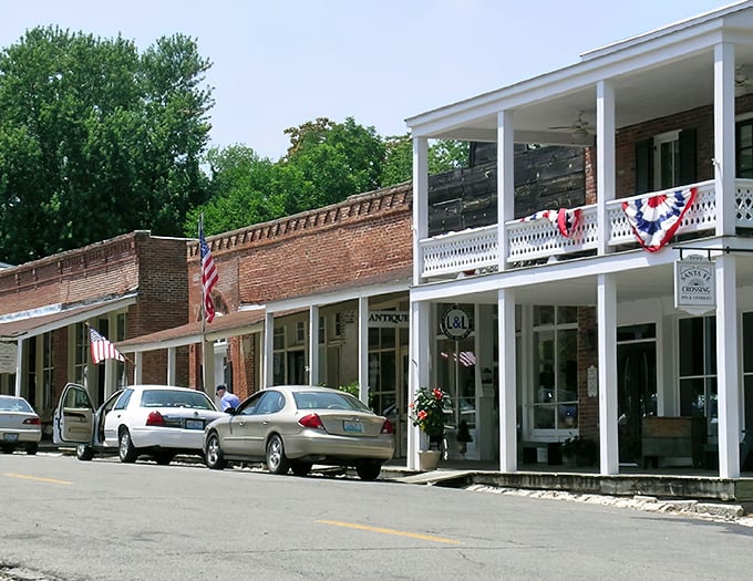 Where history meets small-town charm on a tree-shaded street. These buildings have stories to tell if you're willing to slow down and listen.