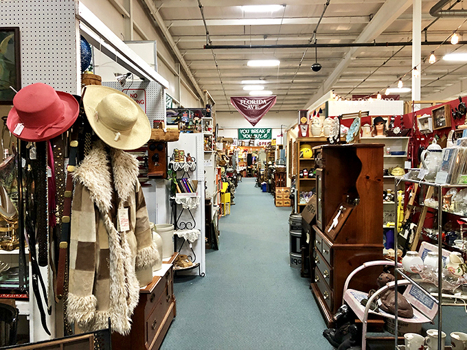 Every aisle promises new adventures in this wonderland of forgotten treasures and stories. 