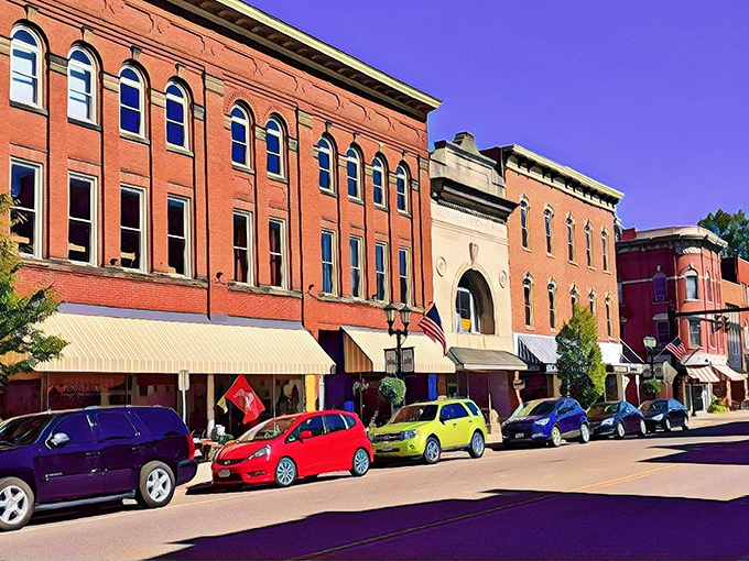 Red brick buildings stand sentinel in Cambridge's downtown, where vintage storefronts house shops that won't empty your retirement fund.