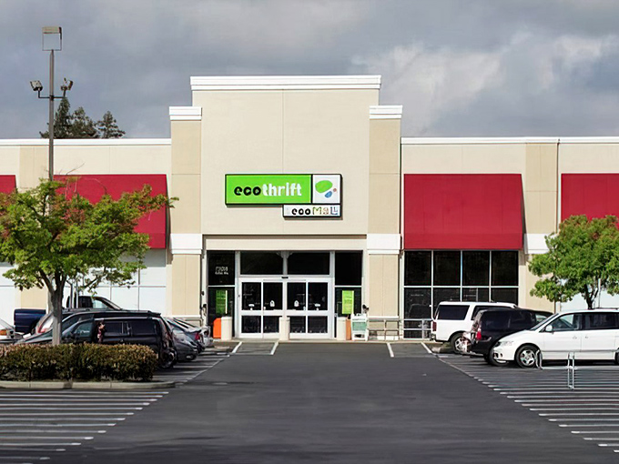 When a thrift store needs this much space, you know you're in for a serious shopping marathon.