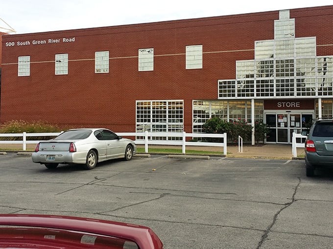 Evansville's Goodwill Outlet looks unassuming from the outside, but inside it's a wonderland of possibilities where time simply disappears.