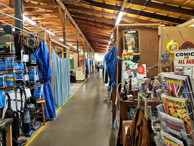 Indoor shopping bliss - no rain checks needed when you're hunting for that perfect something under cover.