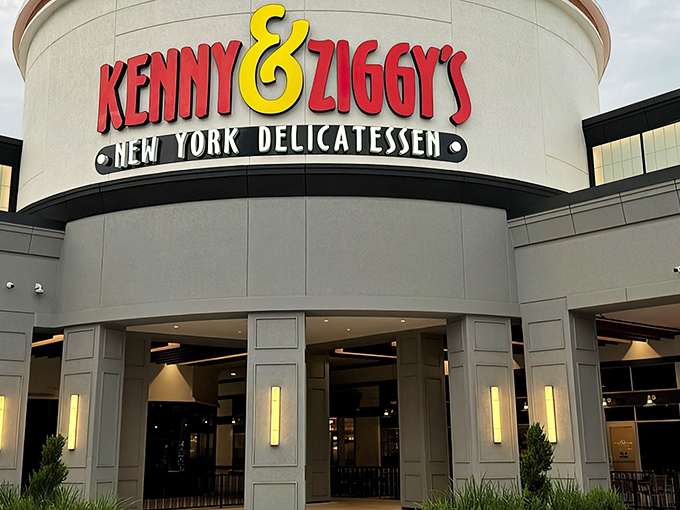 The circular design of Kenny & Ziggy's feels like a deli spaceship that landed with a cargo of perfect pastrami.