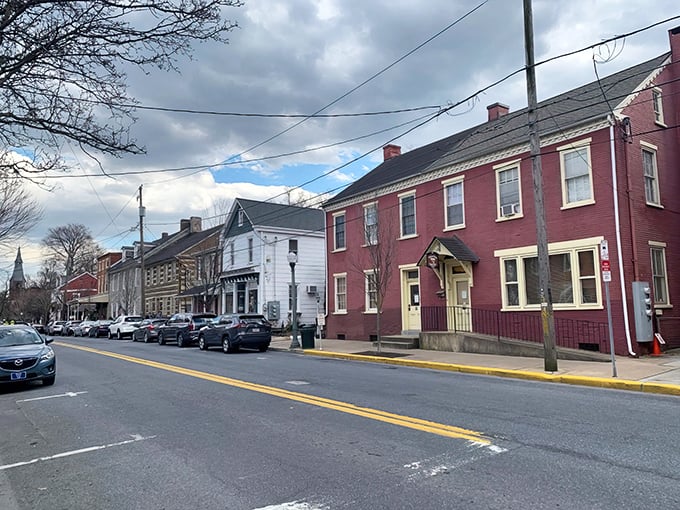 Lititz's historic main street looks like it was plucked straight from a Hallmark movie set.
