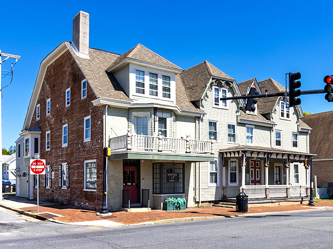 Main Street Milford invites leisurely strolls past buildings that have witnessed decades of American stories. 