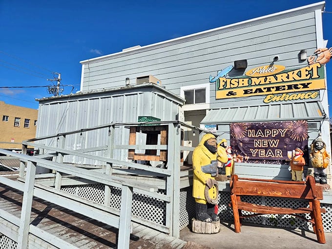 The unassuming entrance to Phil's promises no frills but delivers big on flavor. Sometimes the best treasures come in the plainest packages!