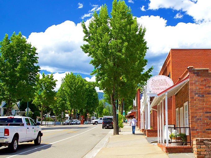 Sun-drenched buildings stand tall in Redding, where retirement dollars stretch as far as the spectacular mountain views.