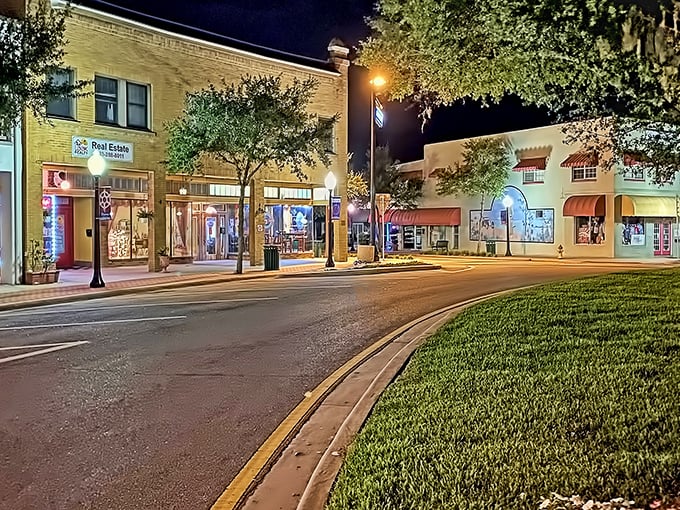 Pastel perfection in downtown Sebring. These charming storefronts look like they're waiting for you to discover their treasures.