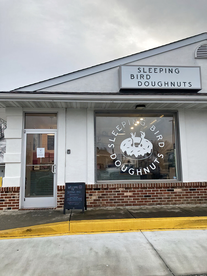 That iconic bird logo promises what's inside: donuts that will make you rise and shine with joy.