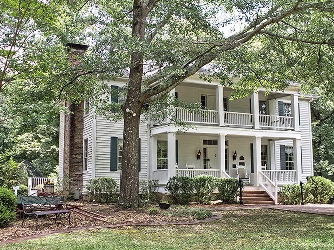 Stately Oaks lives up to its name with this picture-perfect plantation home that whispers stories from another century.