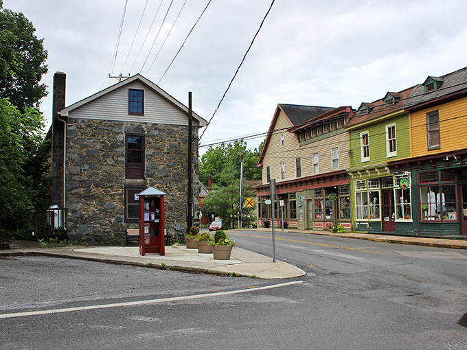 Sykesville's colorful storefronts invite you to slow down and explore. The kind of place where window shopping becomes an afternoon adventure.