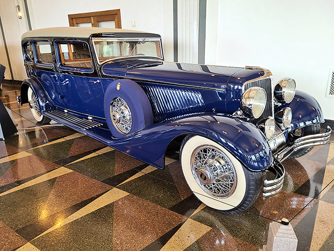 This blue beauty isn't just a car&mdash;it's a rolling sculpture that makes modern luxury vehicles look like appliances with wheels. Duesenberg elegance at its finest.