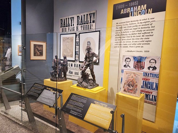 Lincoln's journey from Kentucky to Indiana comes alive through artifacts and imagery, reminding us how the Hoosier State helped shape a president.