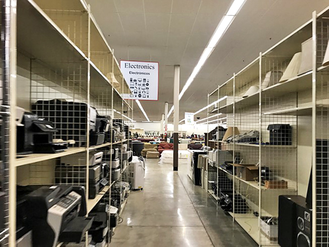 Electronics aisles that would make tech enthusiasts weep tears of joy at these prices.