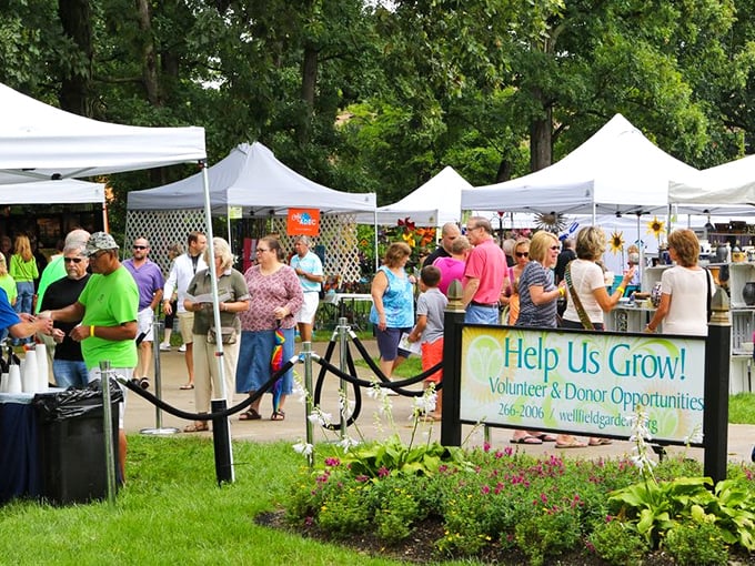 Community comes alive during Wellfield's special events, where plant enthusiasts gather to celebrate nature's artistry and maybe snag gardening tips. 