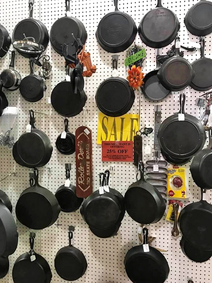 Cast iron heaven! These seasoned beauties have cooked more family meals than Betty Crocker herself. Grandma would approve.
