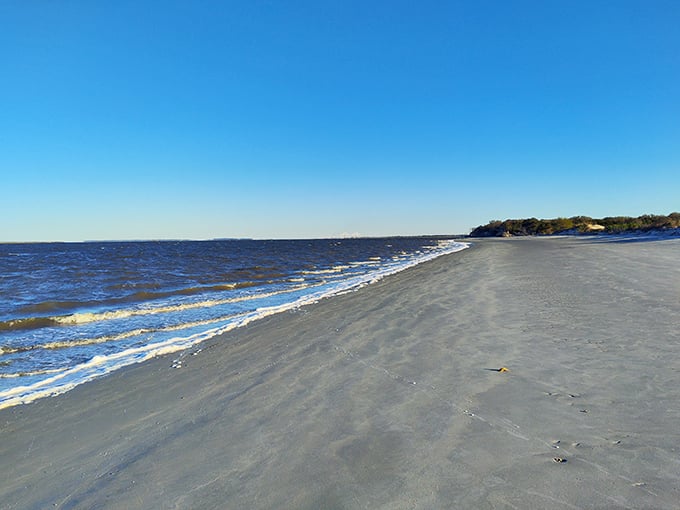 The Atlantic stretches endlessly before you, a canvas of blues. St. Andrew's flat, wide shoreline offers the perfect stage for contemplative walks.