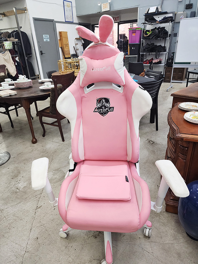 Who says gaming chairs can't be adorable? This pink bunny-eared find proves that even the quirkiest items await their perfect match.