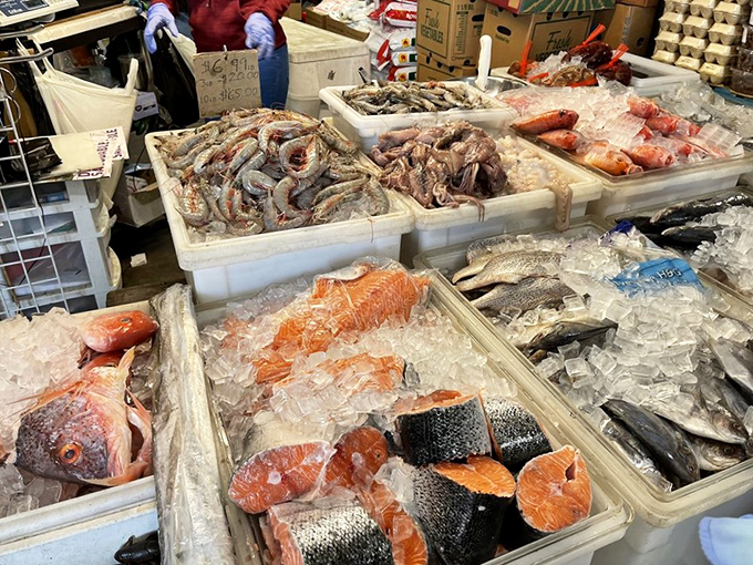 From salmon to shrimp, this seafood selection isn't just fresh&mdash;it's practically still deciding whether it prefers tartar sauce or cocktail.