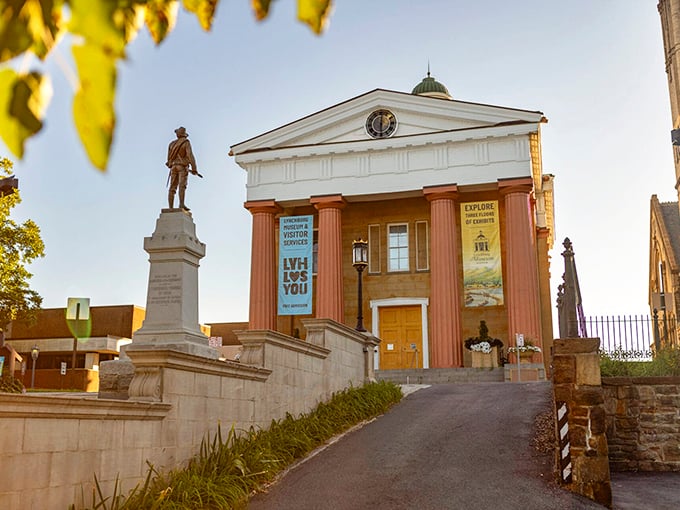 The Lynchburg Museum stands proudly atop Court House Hill, where history and spectacular views compete for your attention.