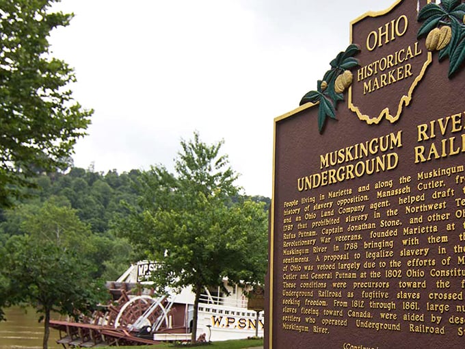 History isn't just remembered in Marietta&mdash;it's marked, documented, and celebrated through landmarks like this Underground Railroad historical marker.