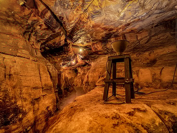 Where time stands still and imagination runs wild. This ancient chamber feels like stepping into Earth's own cathedral.