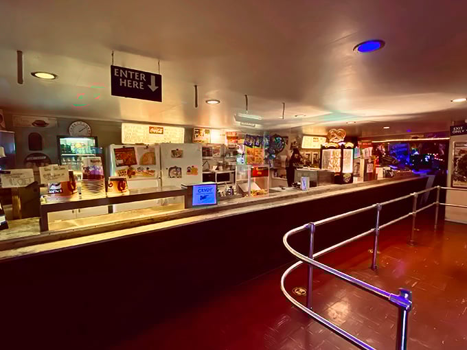 Step inside the concession building and you've time-traveled to the golden age of cinema&mdash;where popcorn dreams and candy fantasies come true. 