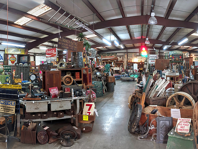 Not so much aisles as time tunnels, each path leads deeper into America's collective attic, where memories wait to be rediscovered.