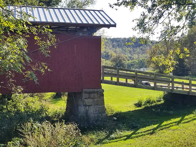 That stone foundation has weathered more storms than a seasoned meteorologist, standing strong through decades of Ohio seasons.