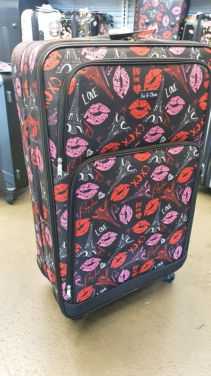 Who says practical can't be stylish? This Paris-themed luggage proves travel essentials can have personality without the luxury price tag.