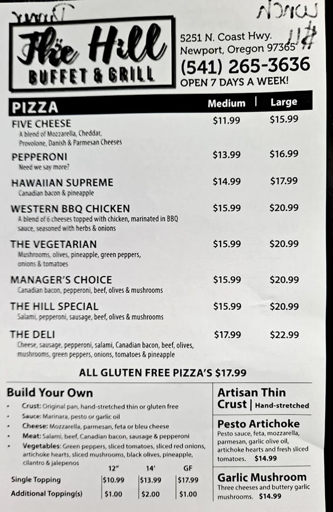The pizza menu reads like a love letter to cheese enthusiasts. "Need we say more?" about pepperoni is the kind of straight talk I appreciate.