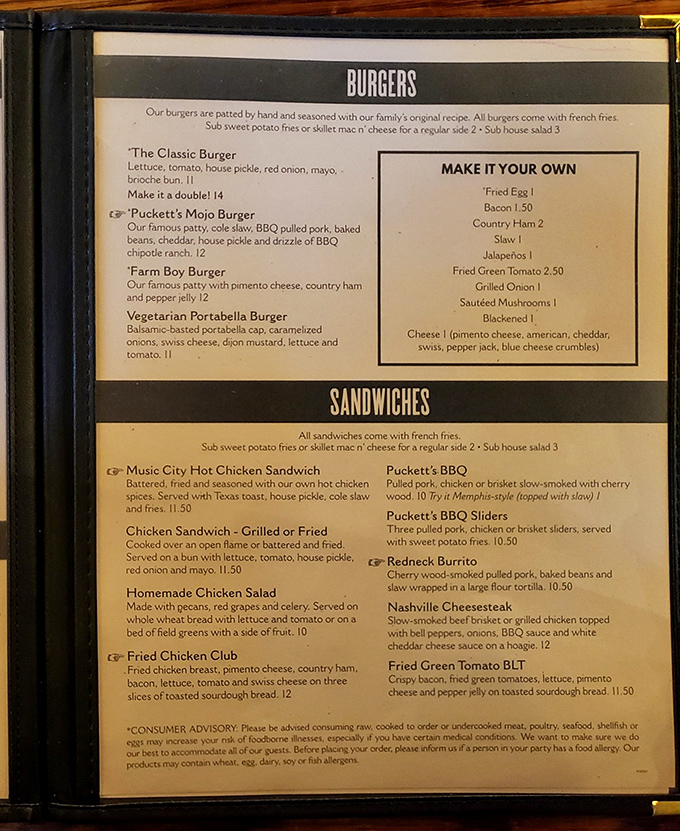 The menu reads like a love letter to Southern cuisine &ndash; each item promising the kind of satisfaction that makes you want to hug the chef.