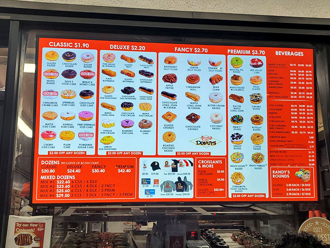 The menu board at Randy's is like the Sistine Chapel of fried dough&mdash;a masterpiece that inspires both awe and the inability to make quick decisions.