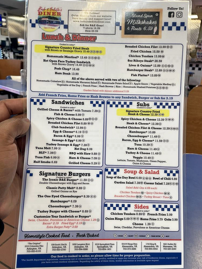 This menu isn't just laminated paper—it's a roadmap to comfort. The club sandwich awaits at the intersection of Delicious and Worth-Every-Bite.