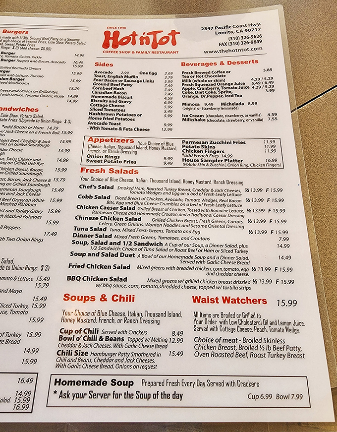 A menu that doesn't need fancy fonts or pretentious descriptions&mdash;just honest food that's kept locals coming back for generations.