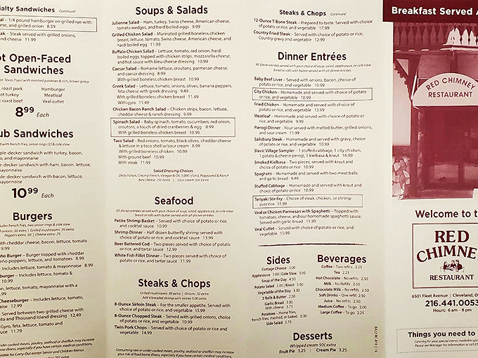 A menu that doesn't need Instagram filters&mdash;just honest food that's stood the test of time while food fads have come and gone.