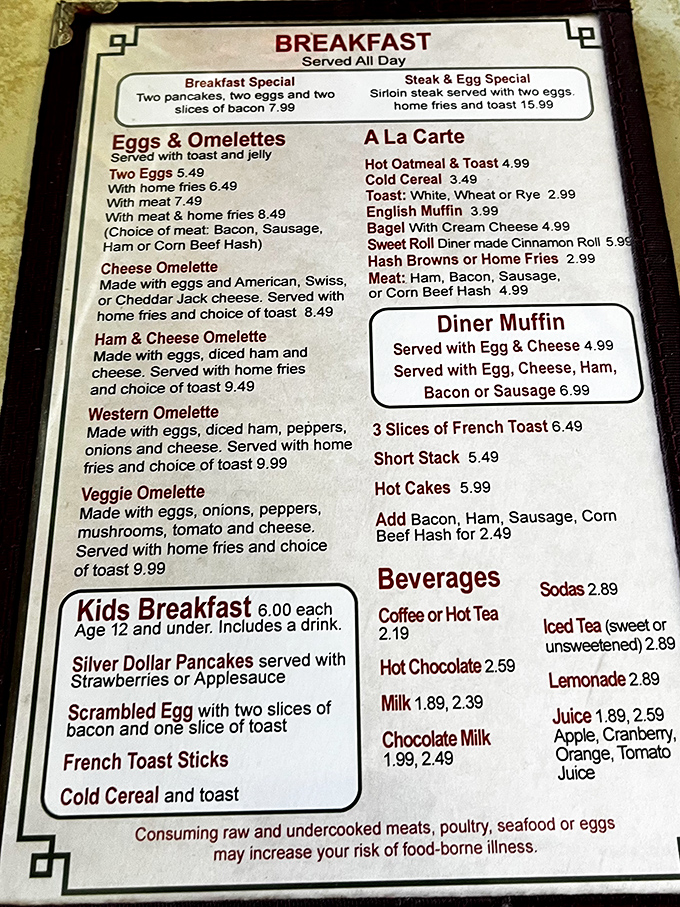 The breakfast menu reads like poetry to hungry travelers&mdash;where else can you find a Western Omelette and nostalgia served all day?