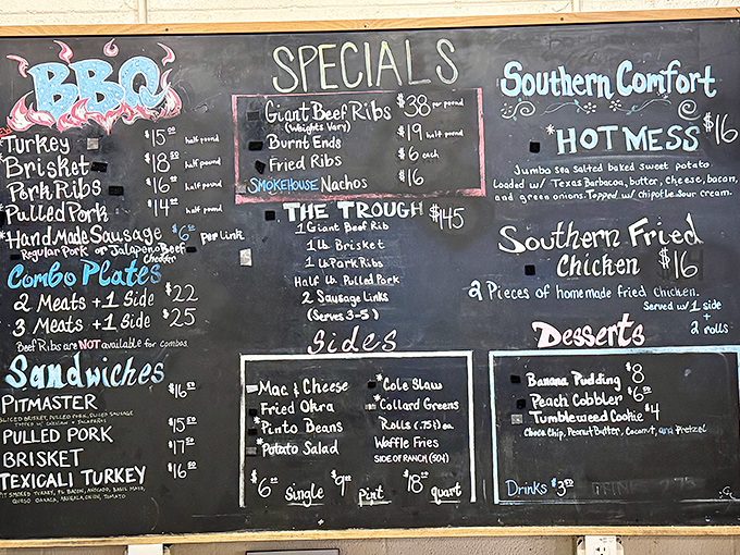 This chalkboard menu isn't just a list&mdash;it's a roadmap to happiness. Choose your own adventure, but remember: there are no wrong turns.