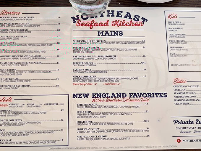 Reading this menu is like getting a love letter from the Atlantic&mdash;each dish promising a maritime romance worth remembering.