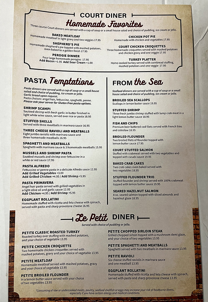 The menu reads like a love letter to American classics&mdash;from shepherd's pie to stuffed flounder, each dish promises a hug on a plate.