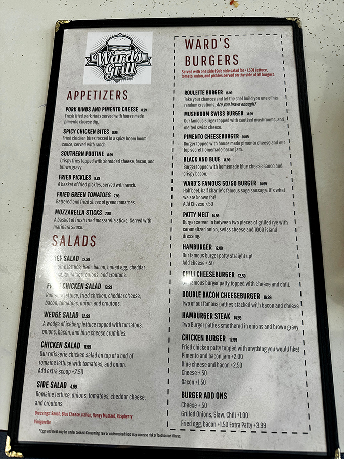 The menu reads like a love letter to comfort food classics. Decision paralysis has never been so deliciously justified.