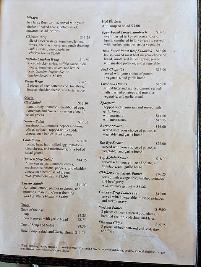 This menu isn't trying to reinvent the wheel&mdash;it's perfecting classics like liver and onions, open-faced sandwiches, and hearty platters that grandmother would approve.